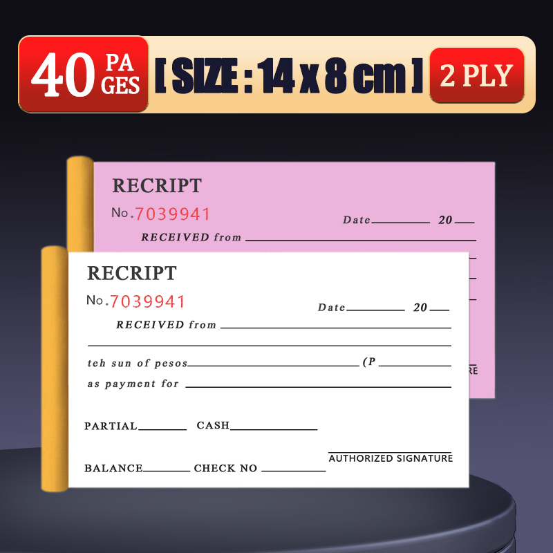 Carbonized Resibo Receipt Wholesale With Carbon Duplicate Receipt Sold ...