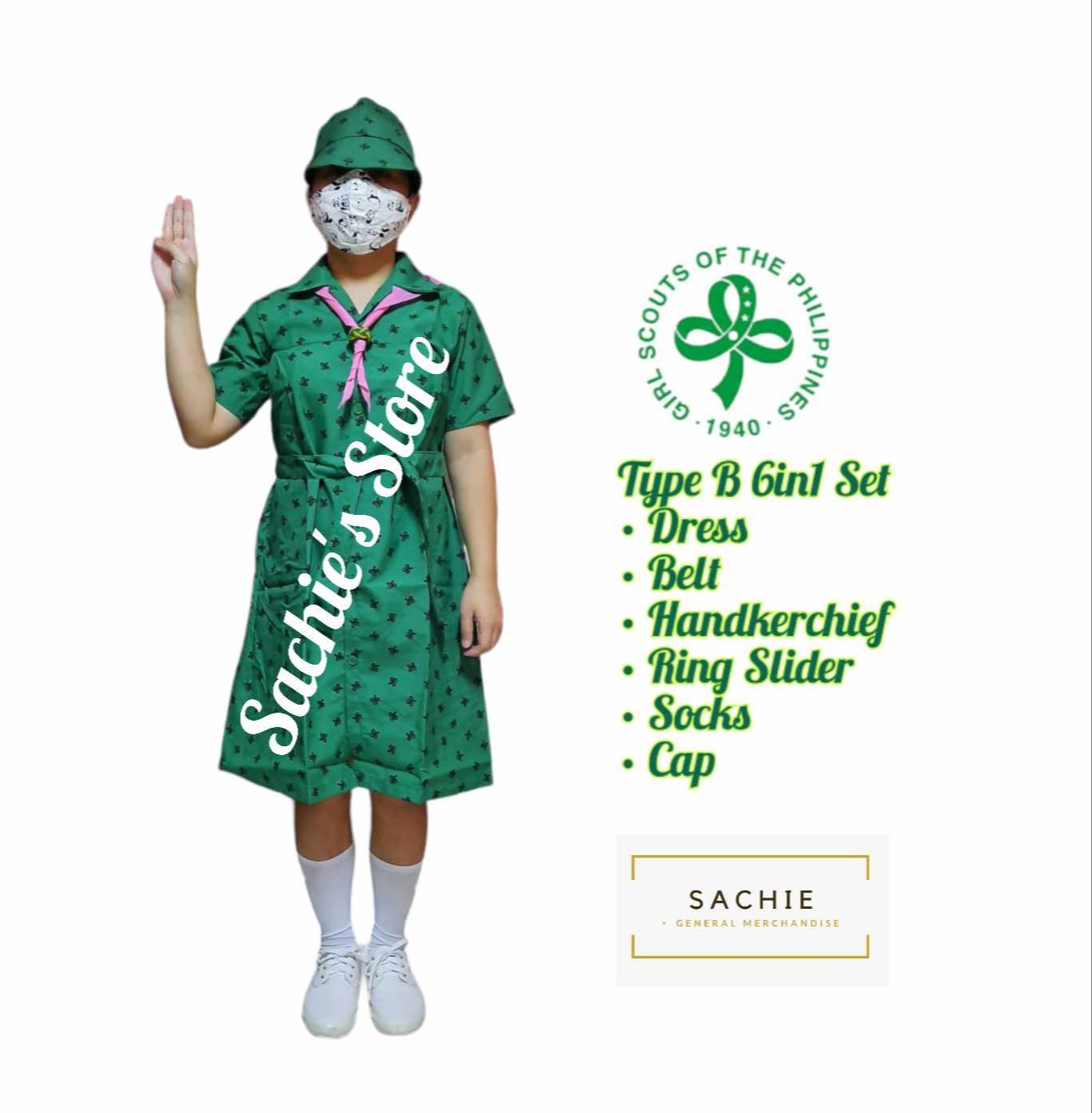 [School Uniform] Girl Scout Clothing Set for Preschool to Grade 10 [GSP ...