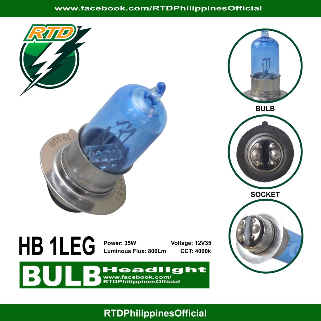 【READY STOCK】 ORIGINAL RTD RAYTON HALOGEN BULB SUPER WHITE (BULBSUWHI ...