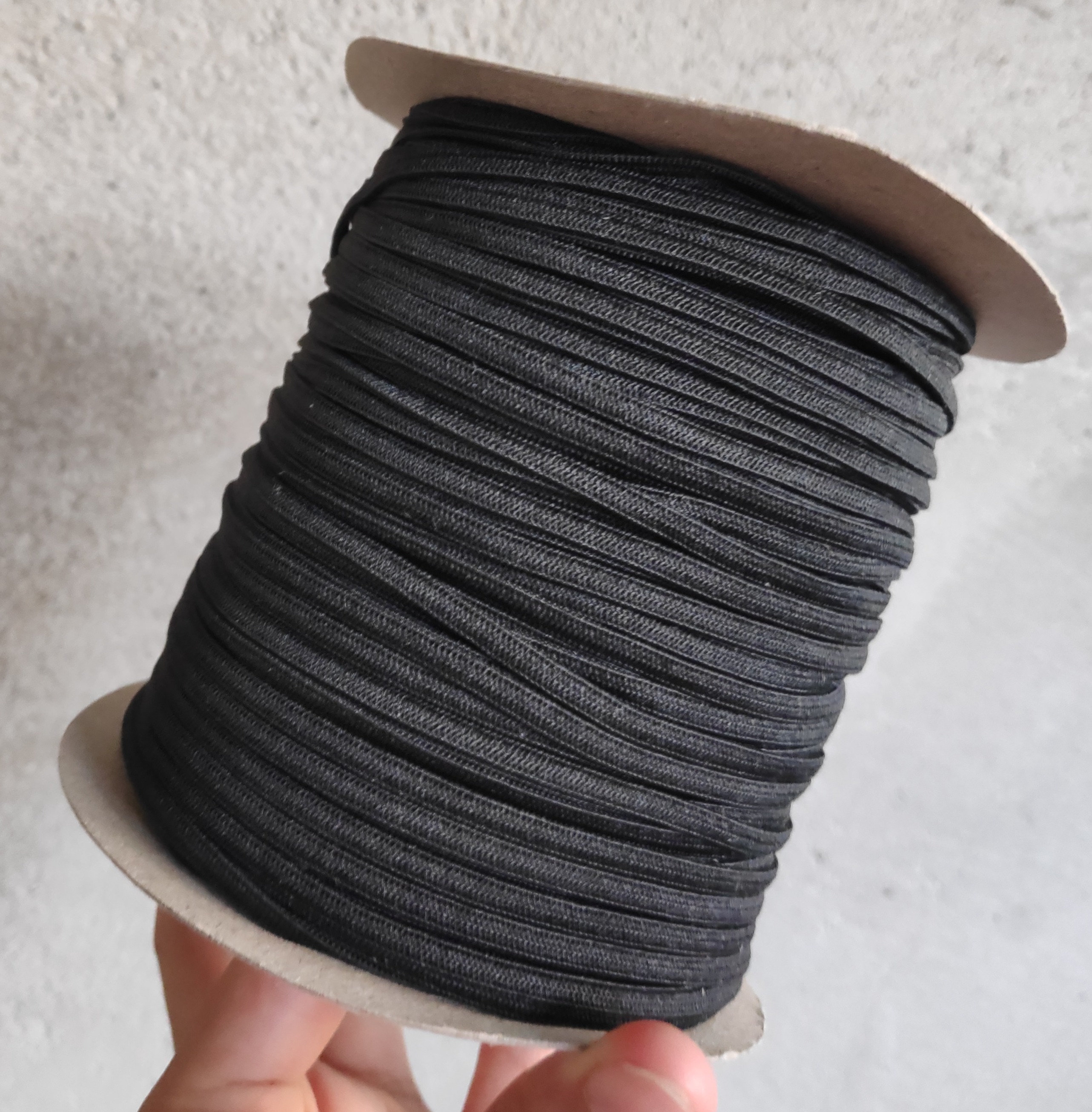 WHITE GARTER 1/8" - BLACK GARTER- 1/8" - GARTER SELLING Per Roll - 144 ...