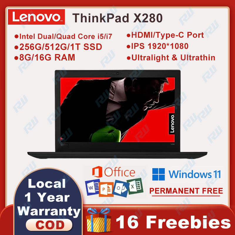Lenovo ThinkPad X280 laptop Intel Dual/Quad-Core i5/i7 8G/16G DDR4 RAM ...