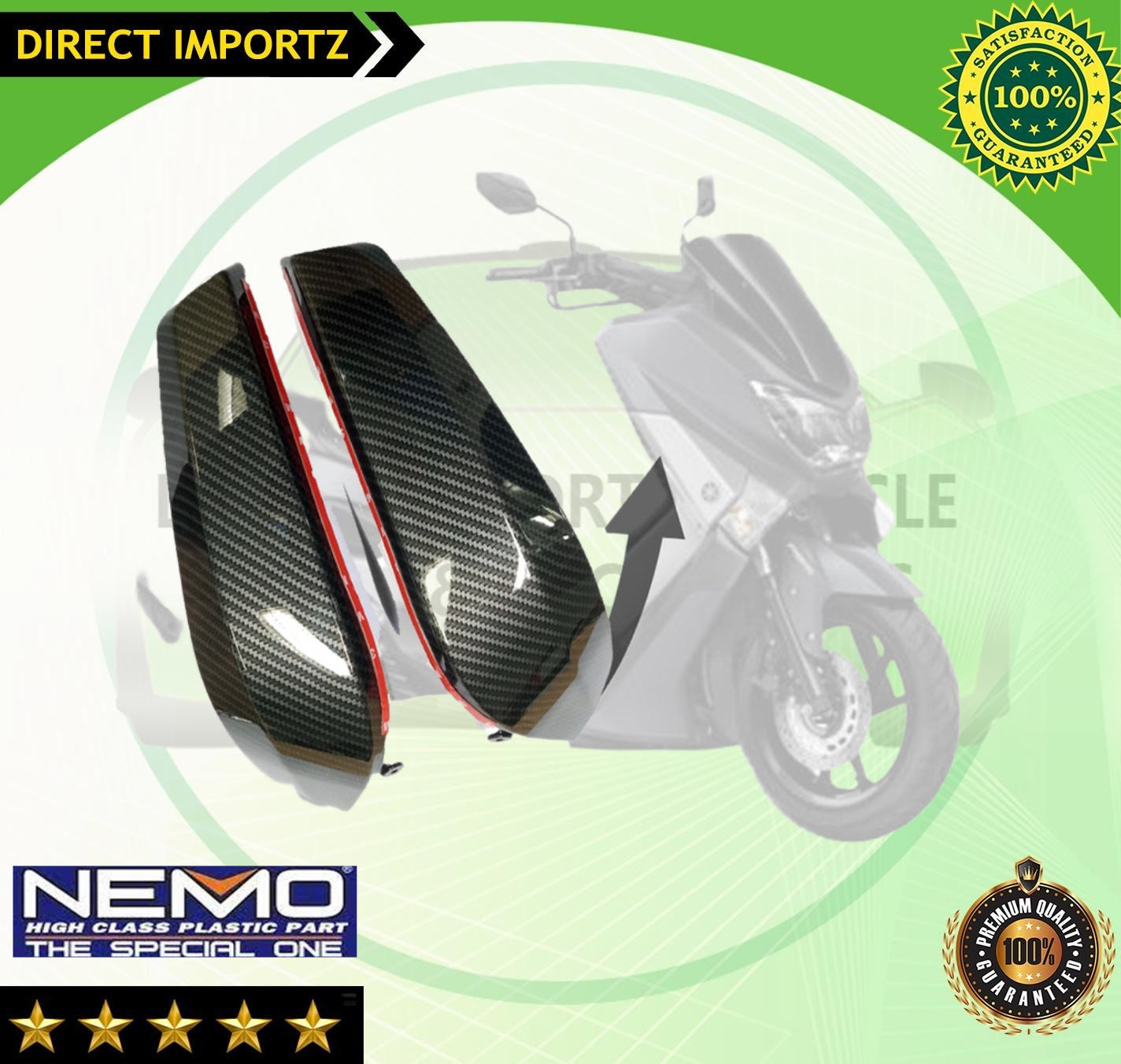NEMO Nmax V2 2020 to 2021 Gold Series Leg Guard / Shield "PALIKPIK ...