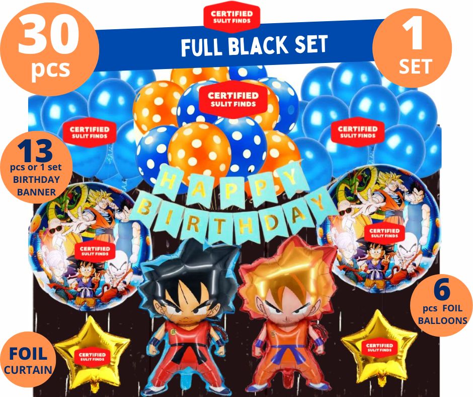 Dragon Ball Z Theme Party Decorations Set Goku Gokou Dragon Ball Z ...