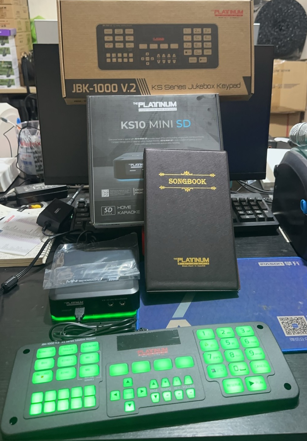 Platinum KS-10 Mini 32GB SD Card Karaoke Player 23,000+ English and OPM ...