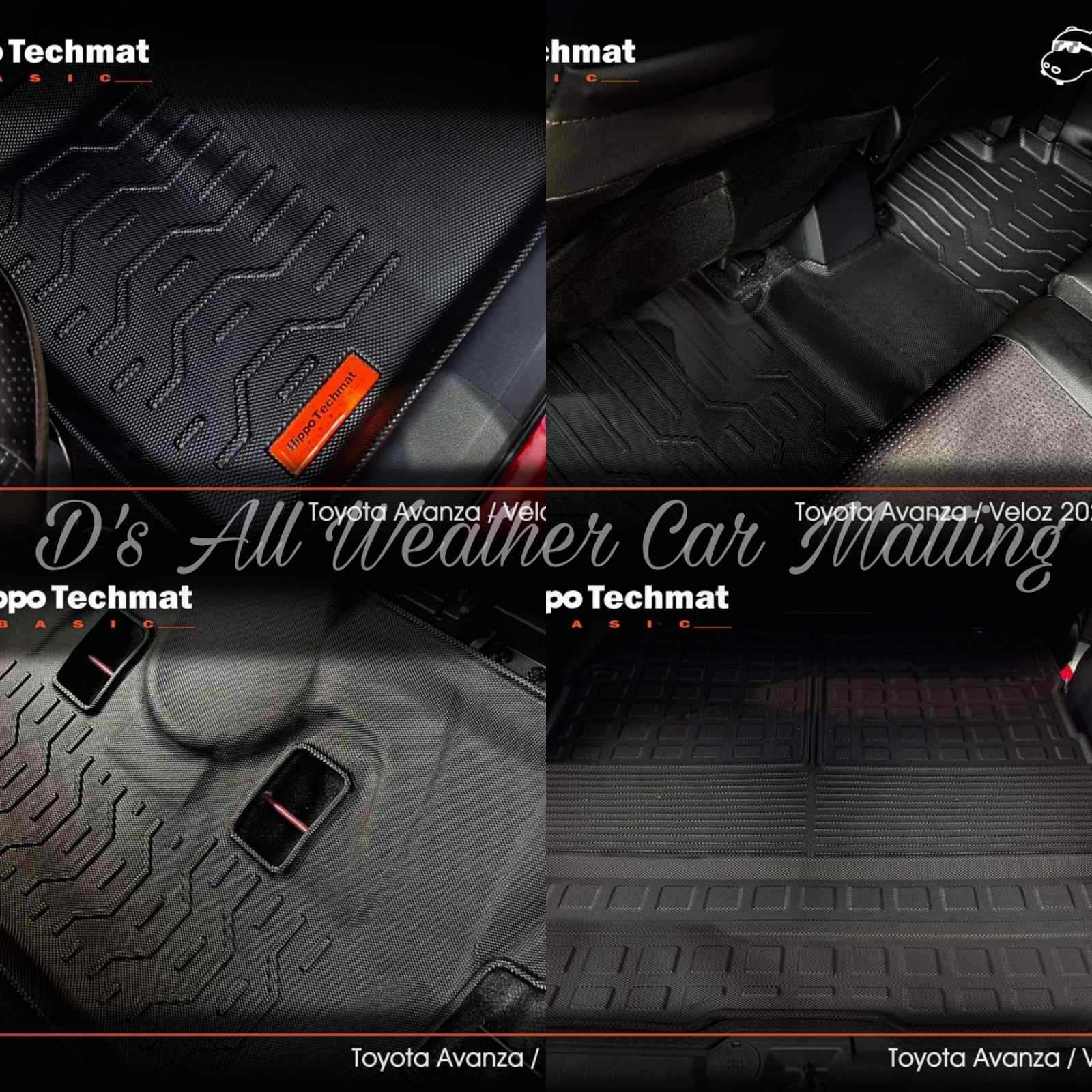 Toyota Veloz / Avanza 2022 Hippotech v2 Deep Dish Matting | Lazada PH