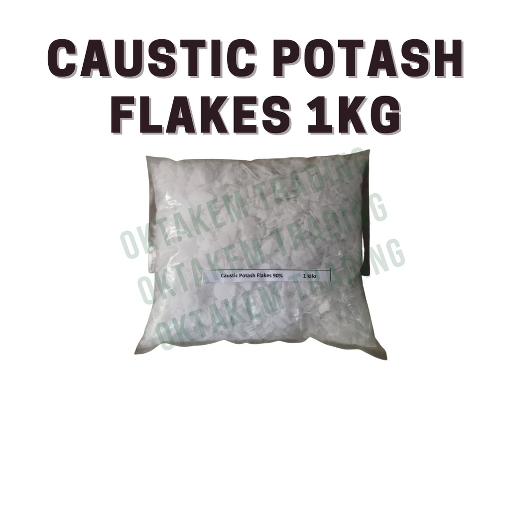 Potassium Hydroxide Caustic Potash Lye for Soap Making Approx 1 kilo ...