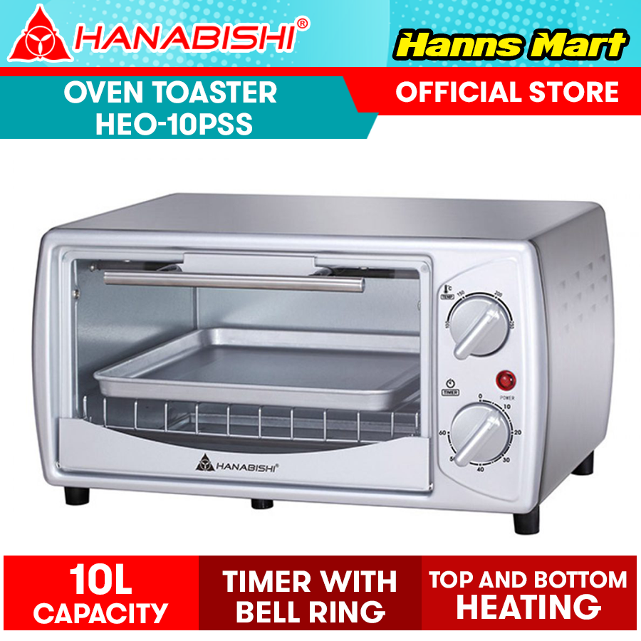 Hanabishi Oven Toaster HEO10PSS 10-liter capacity | Lazada PH