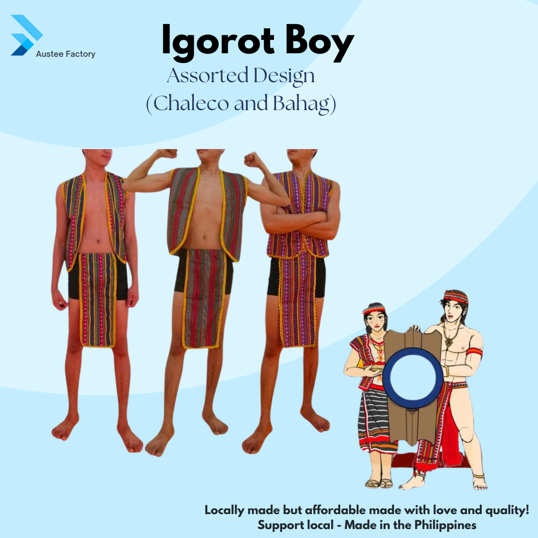 Checked Austee Filipino Attire Igorot Costumes Lapu lapu Attire Bahag ...