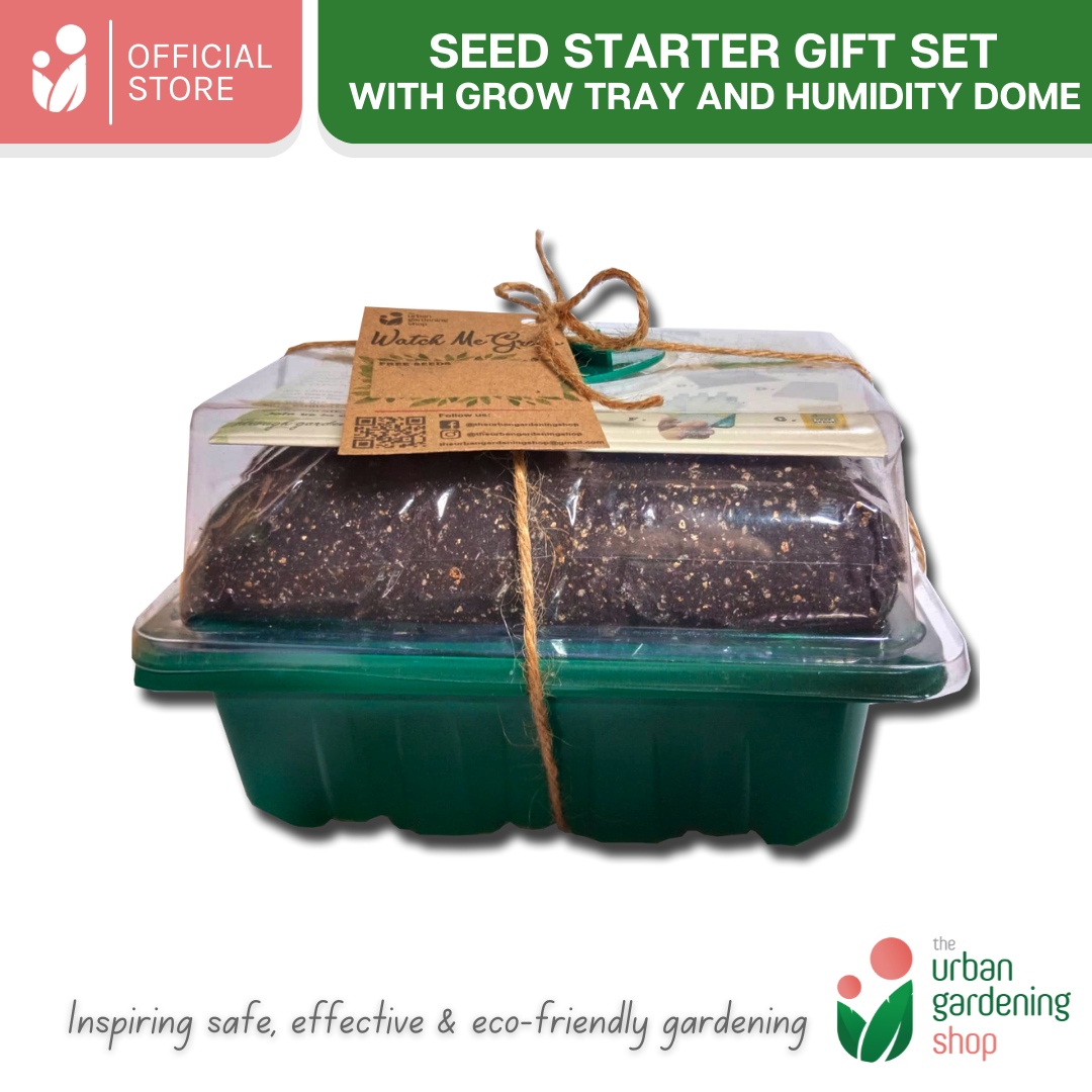 SEED GROW KIT with Tray and Humidity Dome- Includes Potting Mix ...