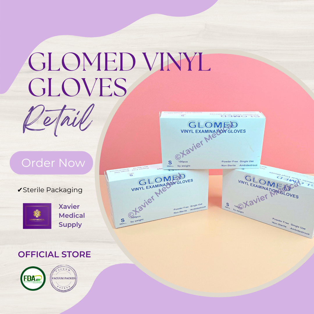 GLOMED Vinyl Gloves Retail (Sold per Box) | Lazada PH