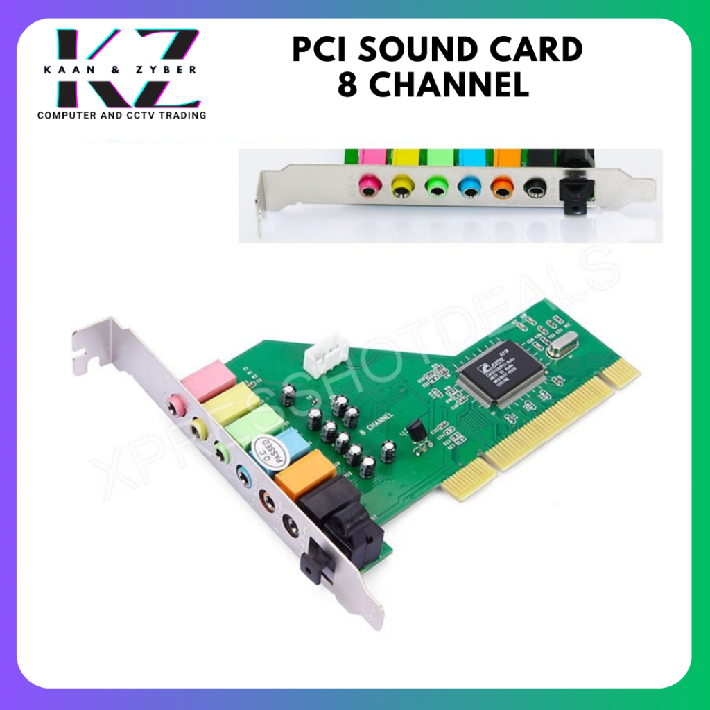 PCI SOUND CARD 8 CHANNEL | Lazada PH
