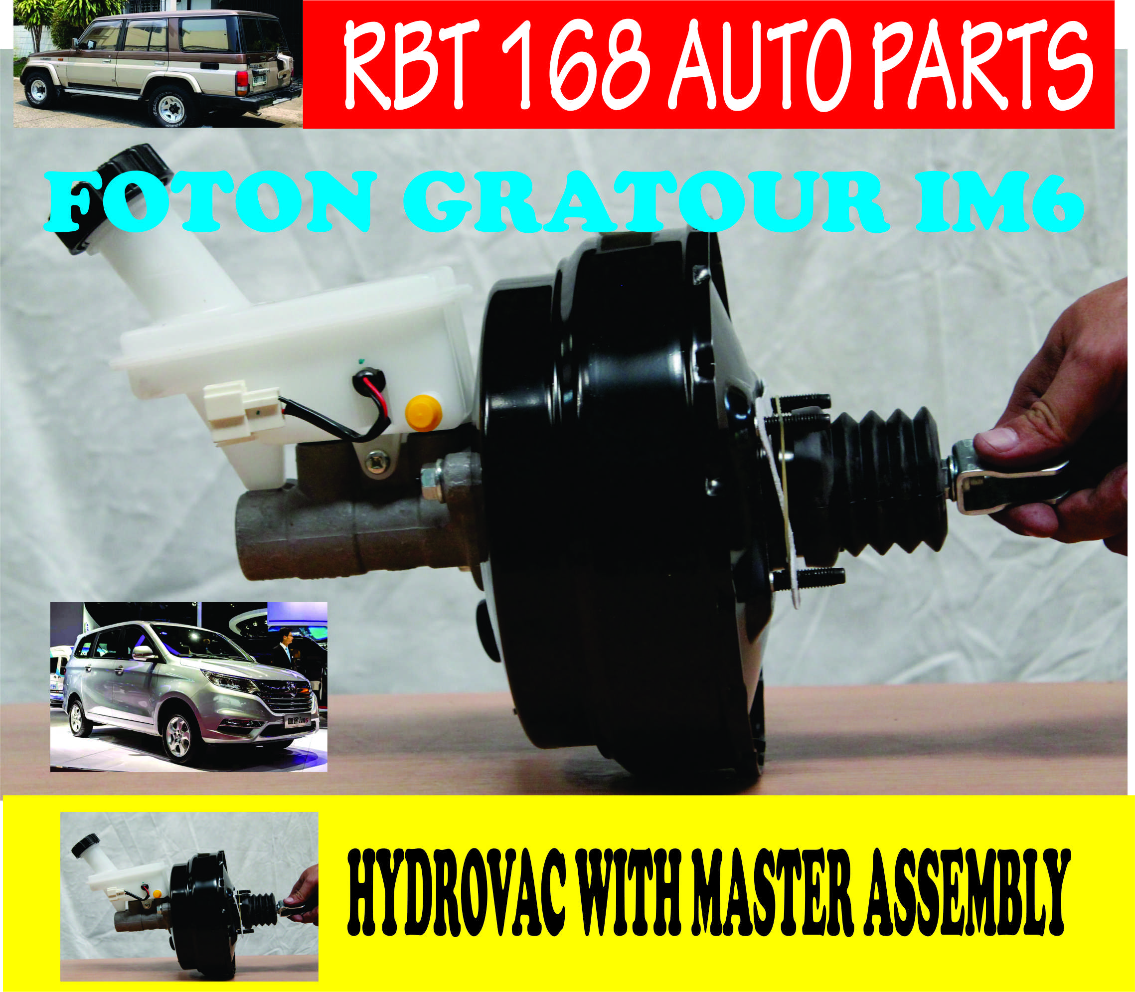Foton Gratour IM6 Hydrovac Assembly with brake master/ Brake booster ...