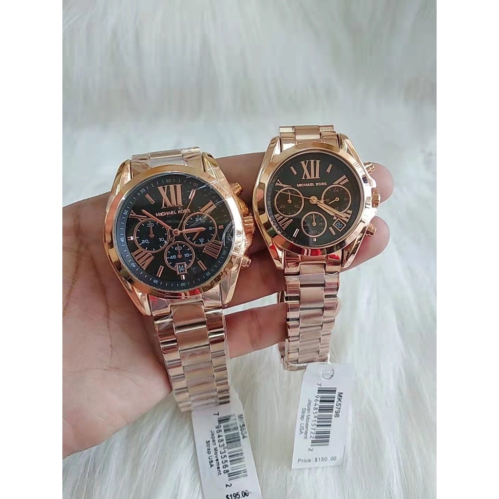 MK Watch Michael Kors Bradshaw MK5605 Gold-tone Chronograph each | Lazada PH