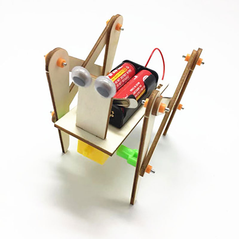 Qearl Electronic Crawling Robot Dog Toys DIY Assembled Model Science ...