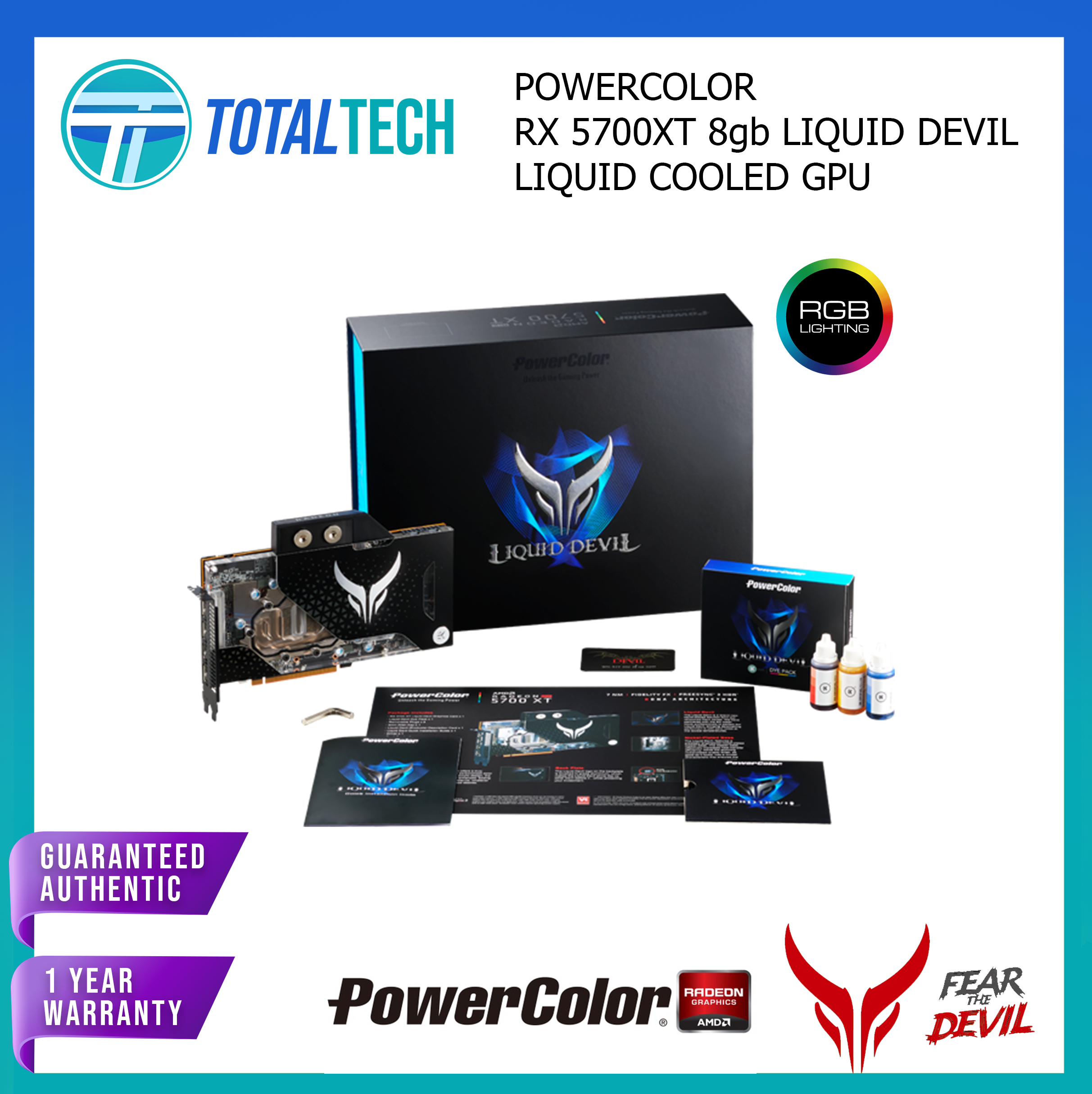 PowerColor Liquid Devil Radeon™ RX 5700 XT 8GB GDDR6 Radeon™ RX 5700 XT GPU | Lazada PH