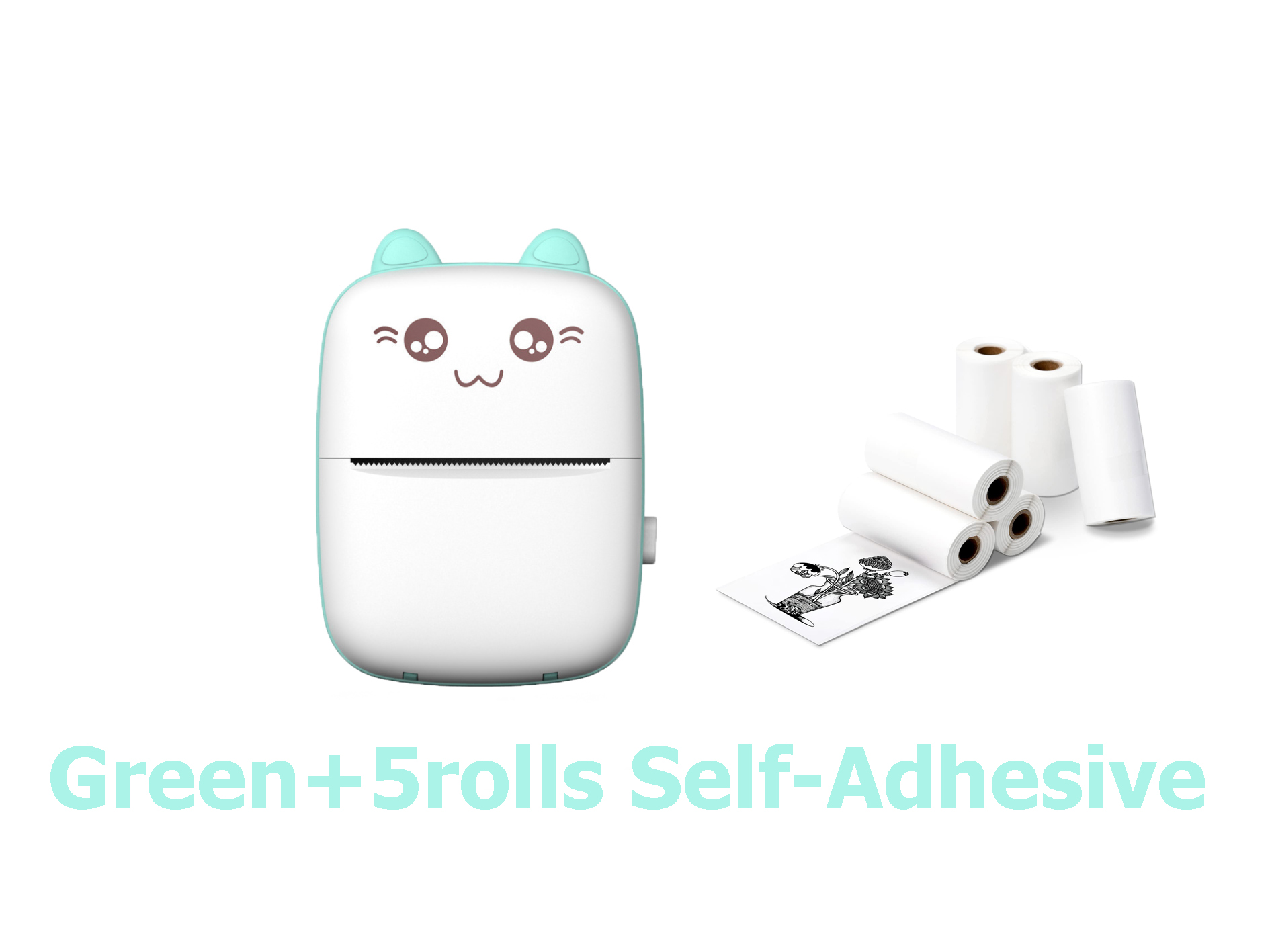 C19 Mini Printer Portable Bluetooth Thermal Printer For Sticker Label ...