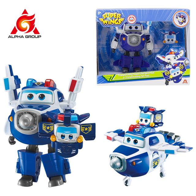 Super Wings 5 Inches Transforming Supercharged Paul amp; Mini Magnetic ...