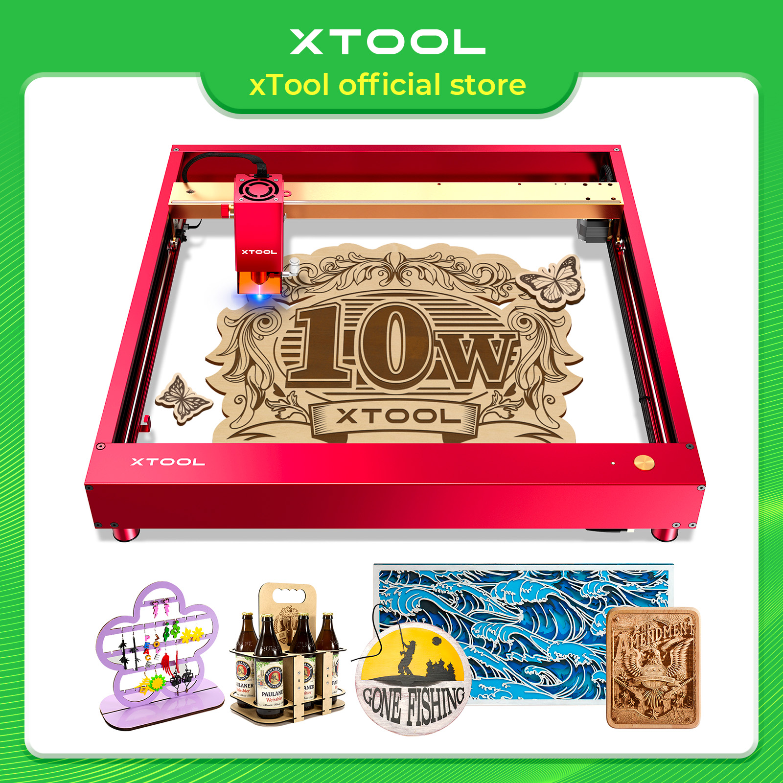 xTool D1 Pro 10W Laser Engraver Laser Engraving Cutting Machine Tools ...