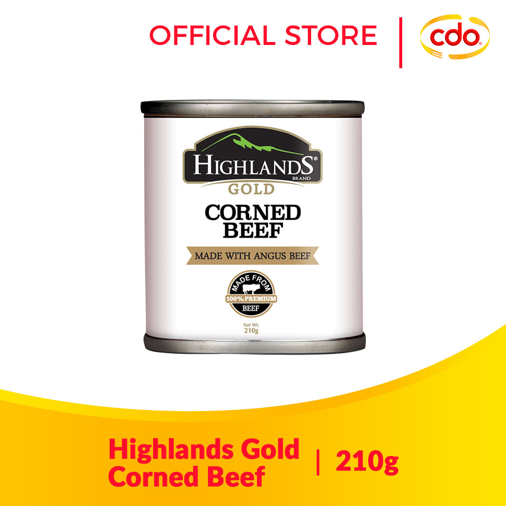 HIGHLANDS Gold Corned Beef 210g | Lazada PH