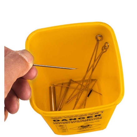 Ardour 1L Sharps Container Tattoo Needle Waste Bin Waste Disposable ...