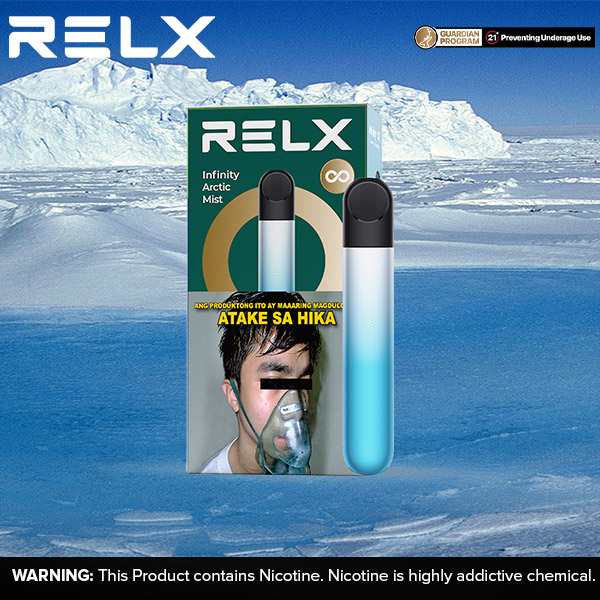 NEW RELX INFINITY ARCTIC MIST Device For RELX Pro Pods Dual-Charging ...