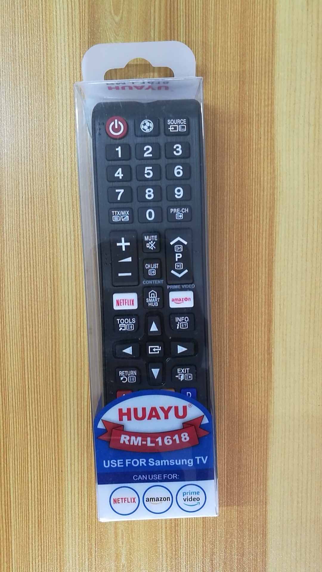 Huayu RM-L1618 Samsung Smart TV Remote Can Use For Netflix Amazon and ...