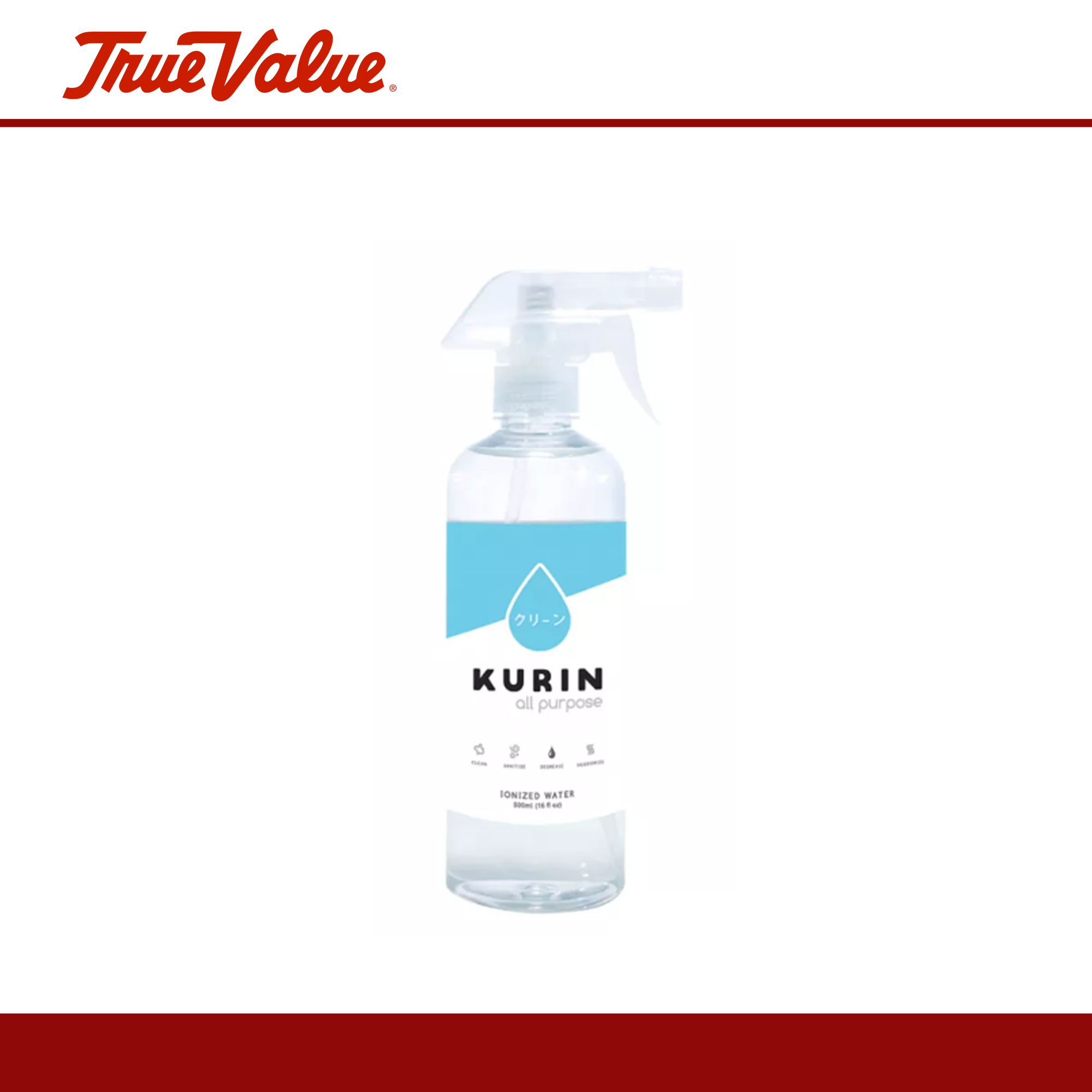 Kurin Ionized Water All-Purpose Cleaner Spray 500ml | Lazada PH