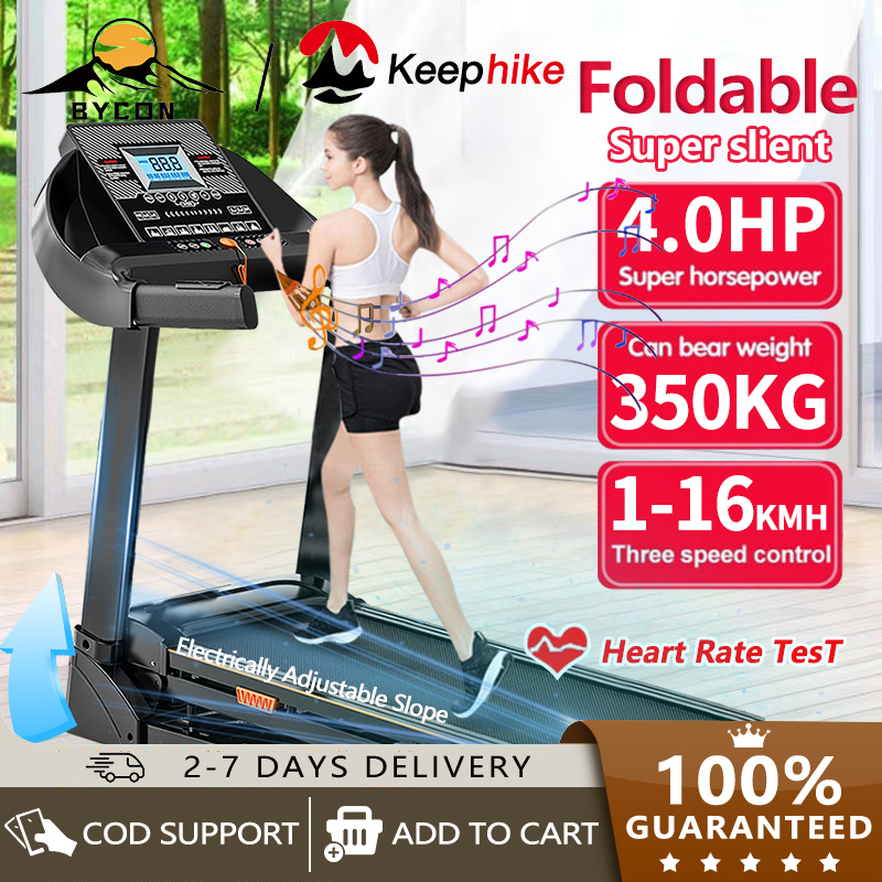 4.0HP Multifunctional treadmill, music Bluetooth, speed 1-16km/H, used ...