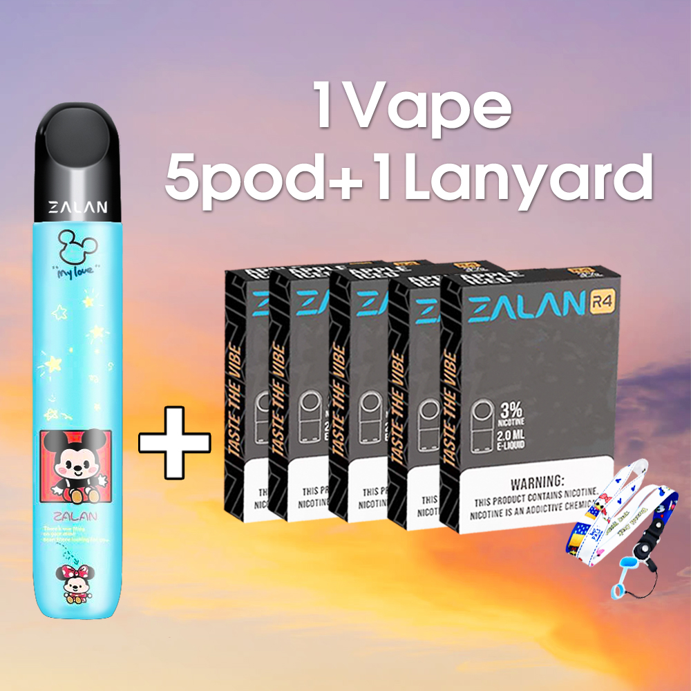 Zalan R5 vape smoke device is equipped with zalan infinite pod case ...