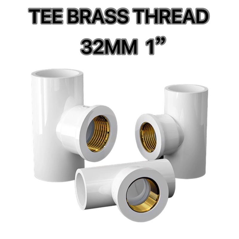 PVC BRASS THREAD FITTINGS 1/2, 3/4, 1, Coupling, Elbow, Tee, | Lazada PH