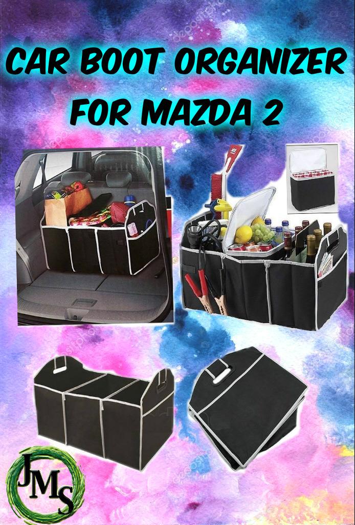 JMS Car Trunk/Boot Organizer, Collapsible Auto Trunk Organizer Storage ...