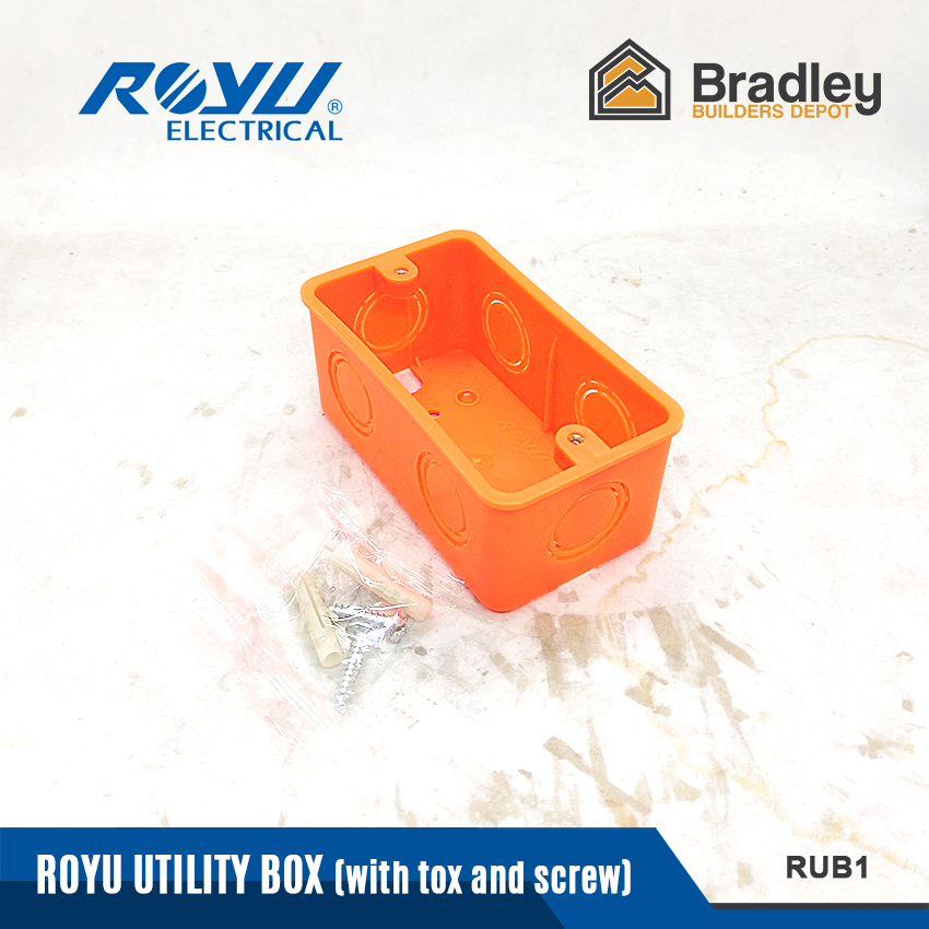 Royu Utility Box (with tox and screw) RUB1 | Lazada PH