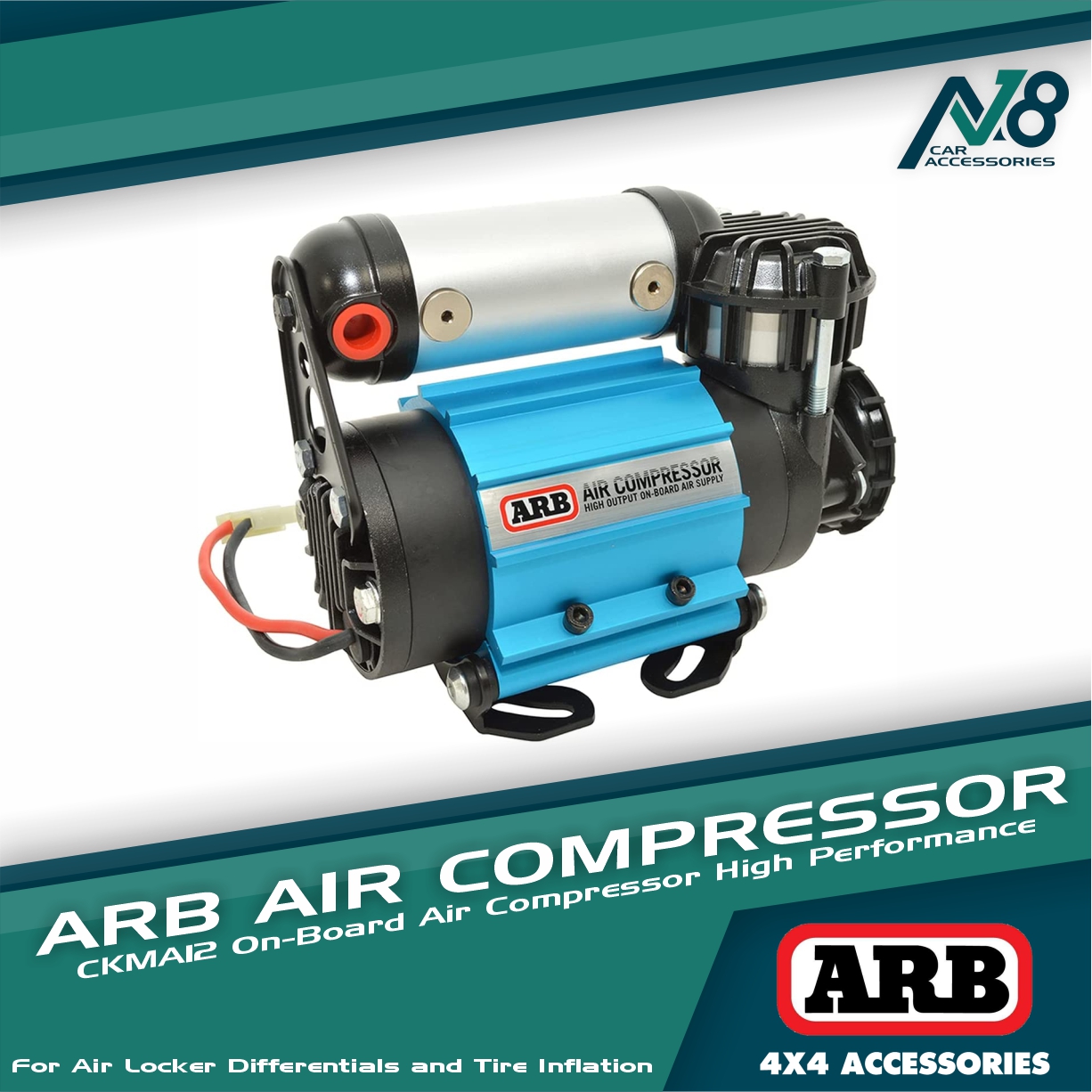 ARB CKMA12 On-Board Air Compressor High Performance 12 Volt for Air ...