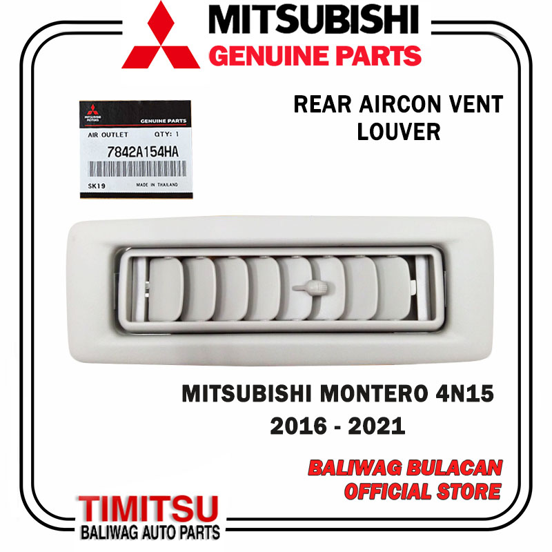 AIRCON OUTLET VENT AIRCON LOUVER REAR GENUINE MITSUBISHI MONTERO 2016 ...