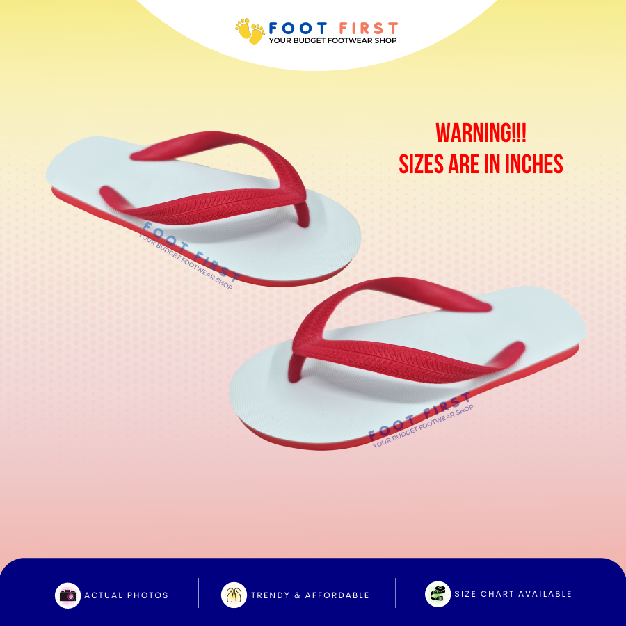 **FOOT FIRST 9-11** Original Nanyang Thailand Rubber Slippers Flip ...