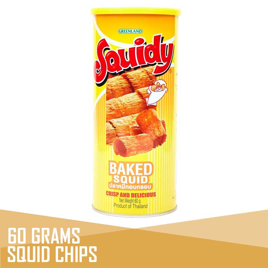 Squidy Baked Squid Snack 60g {Product of Thailand} | Lazada PH
