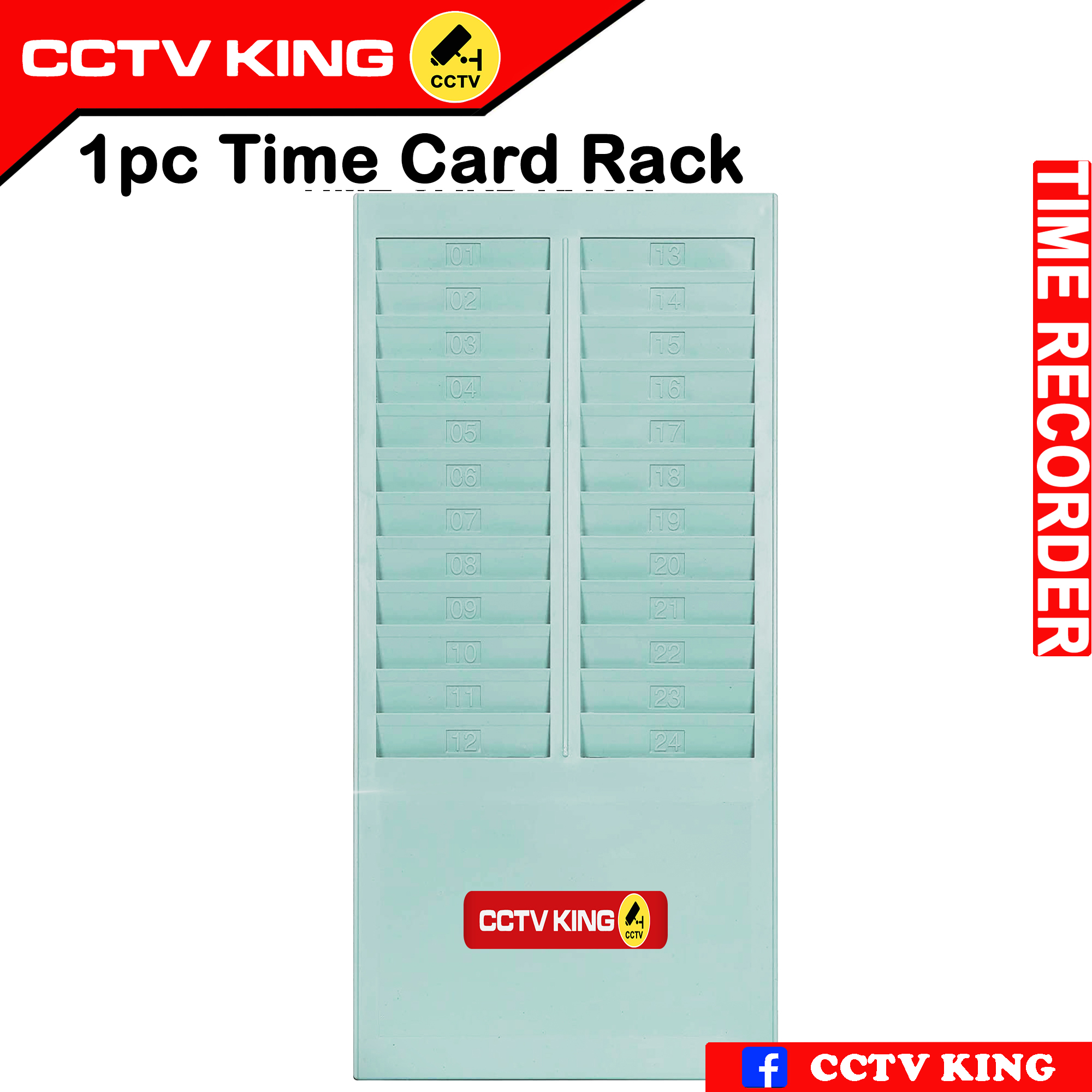 24 slots Time Card Rack Bundy Clock timecard rack 24 pocket slot for ...