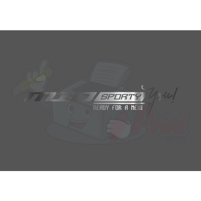 Yamaha Mio Sporty Sticker - Sporty Decals, Cut Out Sticker, Waterproof ...