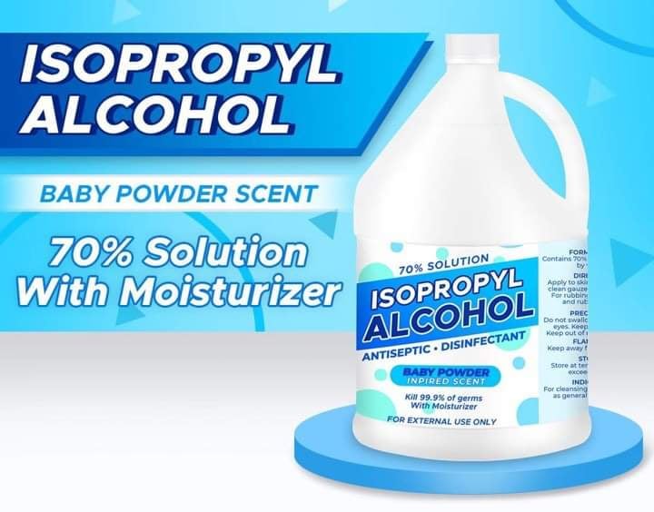 70% Isopropyl Alcohol 3.7 Liter Baby Powder Scent | Lazada PH