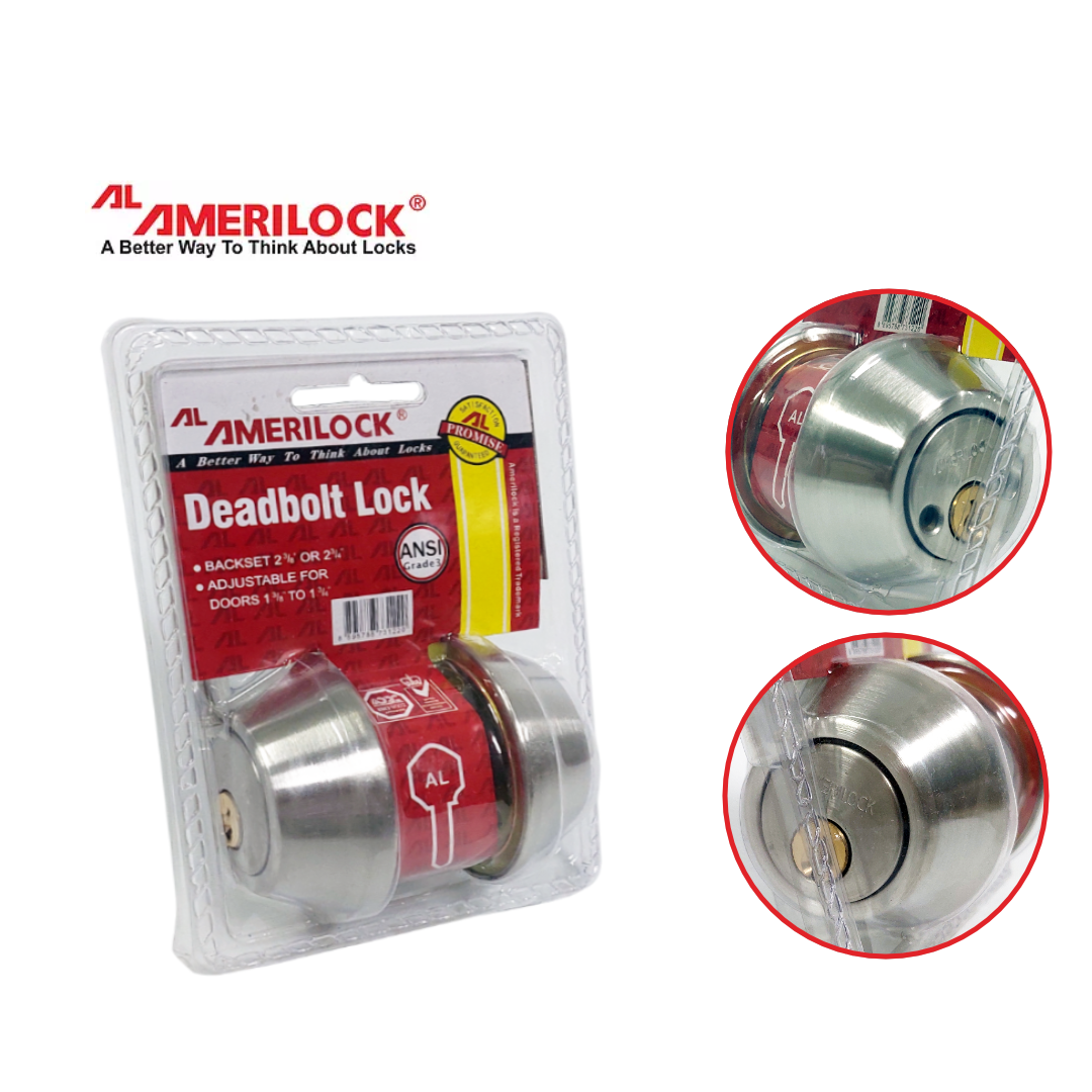 Amerilock Deadbolt Lock Double Stainless Steel AL D102 S/S | Lazada PH