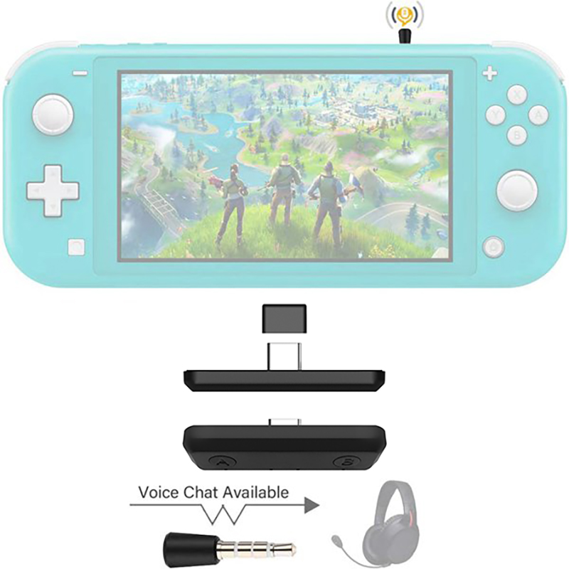 สำหรับ Nintendo Switch Lite PS4 PC ตัวแปลงบลูทูธ USB Type-C Dongle APTX LL ที่สนับสนุน Latency ...