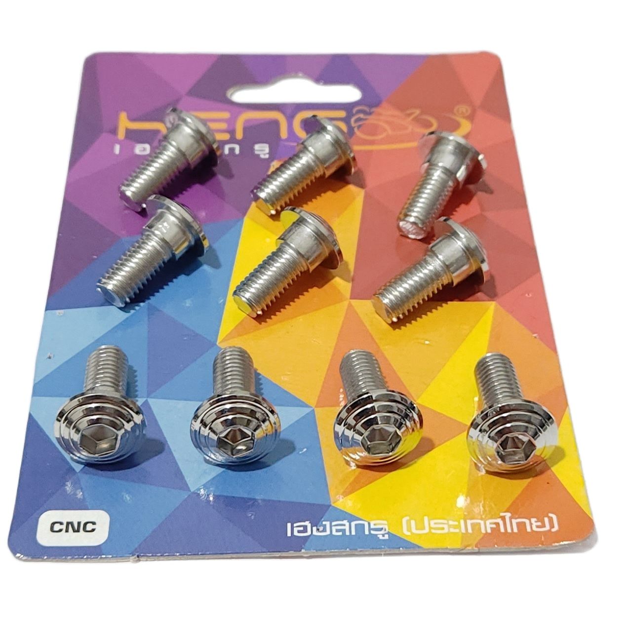 HENG 10 pcs M8 Disc Brake Rotor Bolts - Yamaha Sniper 155, Gold/White ...