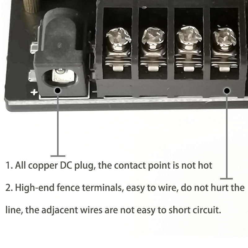 ZK-1002 HIFI TPA3116 Bluetooth 5.0 High Power Digital Amplifier Stereo Board 100W+100W AMP ...