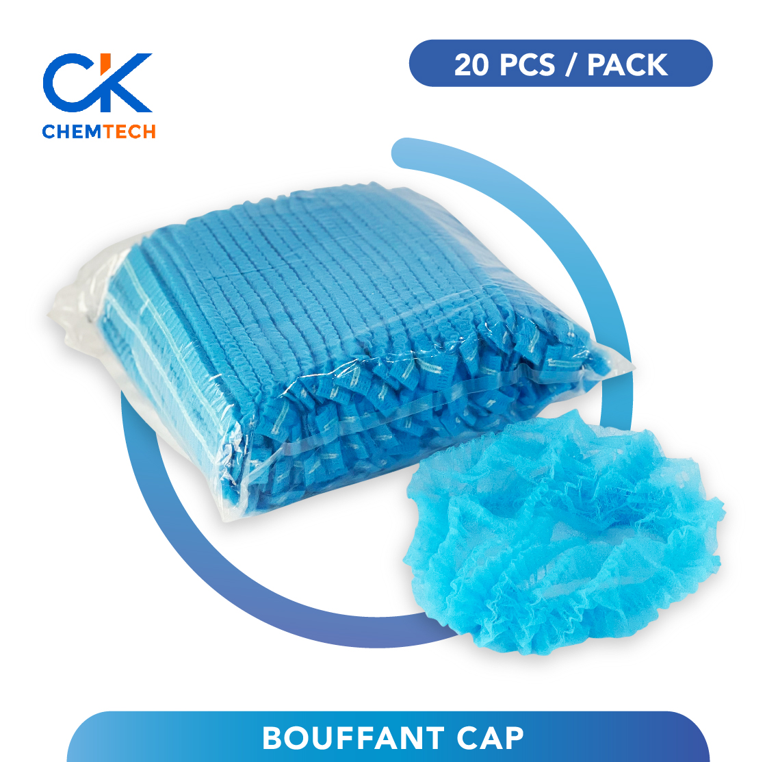 CK Chemtech Bouffant Cap / Clip Cap 100s | Lazada PH