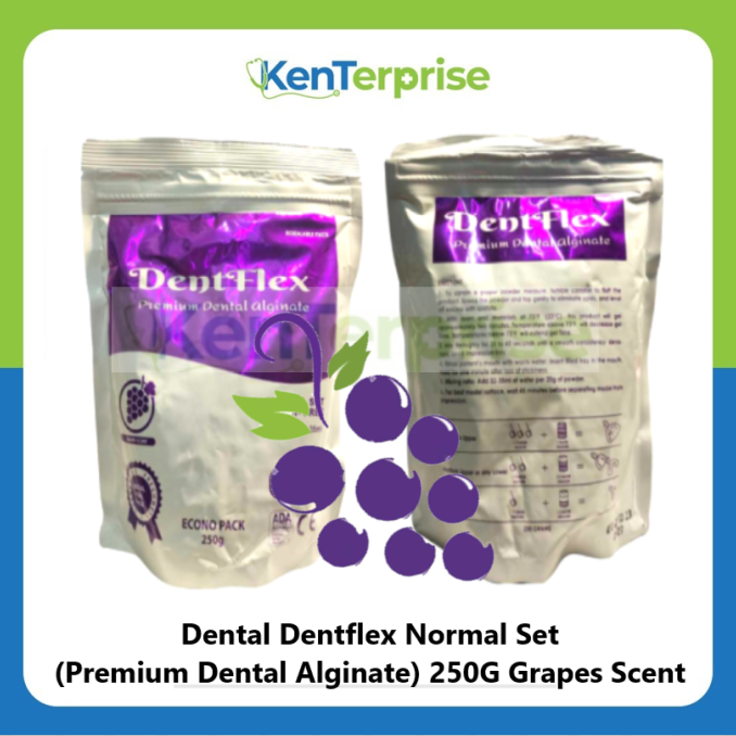 Dental Dentflex Normal Set (Premium Dental Alginate) Grapes Scent 250g ...