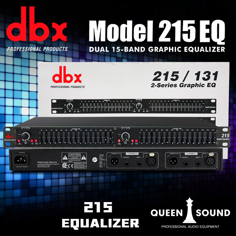 Genuine DBX EQ215 /131 2-Series Graphic Equalizer DUAL 15 Band Graphic There is a choice of ...