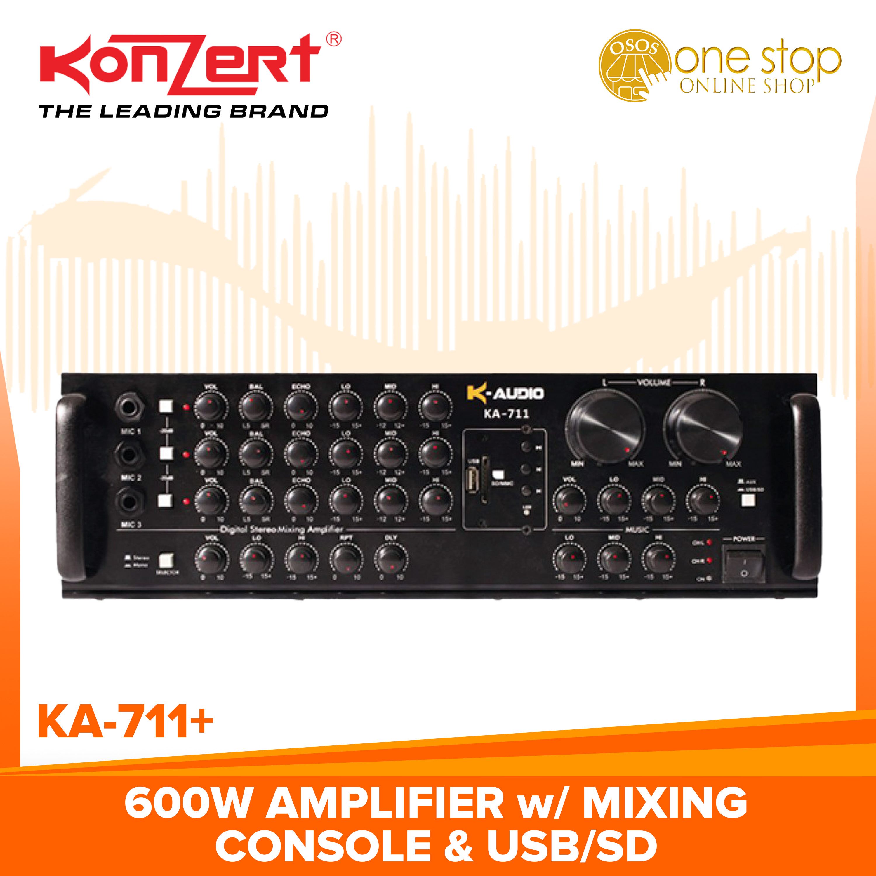 Konzert Original K Audio KA-711+ Digital Mixing Amplifier •OSOS ...