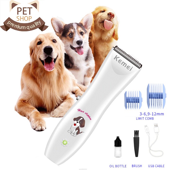 Electric Low-noise pet Hair Razor Cat Dog Electric Clipper Grooming ...