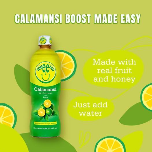 Squeezed 4 U Calamansi with Honey Juice Concentrate 750ML | Lazada PH