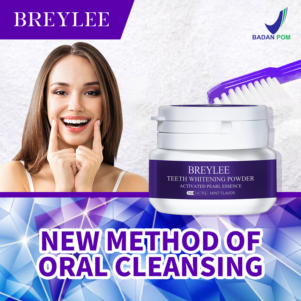 【Tiktok Sama】BREYLEE Teeth Whitening Powder Toothpaste Dental ...
